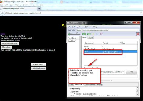 Selenium By Arun 27 Finding Locators For Ui Elements Using The Selenium Ides Recording Feature