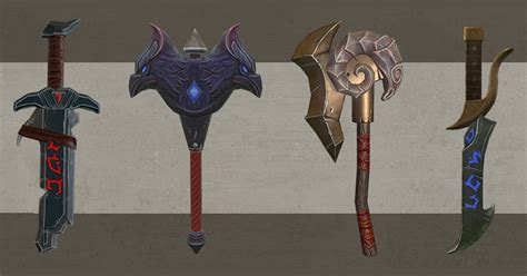 Stylized Weapons Pack 3d Weapons Unity Asset Store