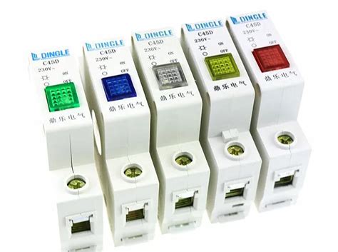 LED Lamp C Circuit Breaker Indicator Light Signal Lamp V Red Yellow Green White Blue H In