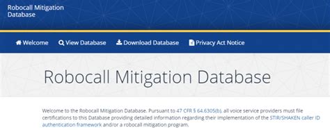 Fcc Robocall Mitigation Database Is Live Award Consulting