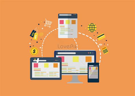 온라인 쇼핑 일러스트 무료 다운로드 Lovepik