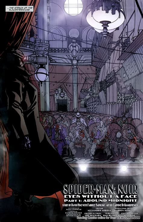 Spider Man Noir Eyes Without A Face