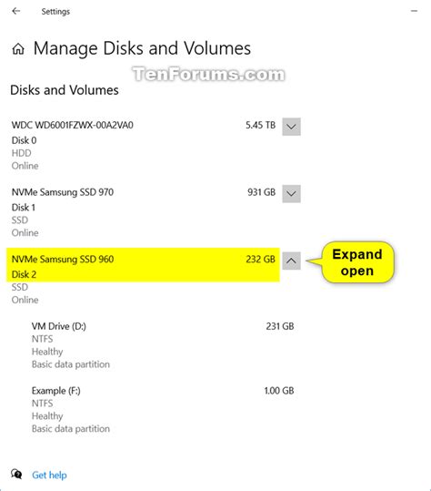 Delete Volume Or Partition In Windows 10 Tutorials