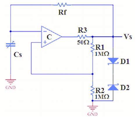 Schematic Of The Sensor Interface Circuit By This Multi Harmonic