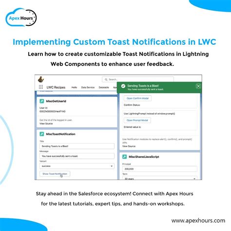 Toast Notifications In Lightning Web Components Lwc