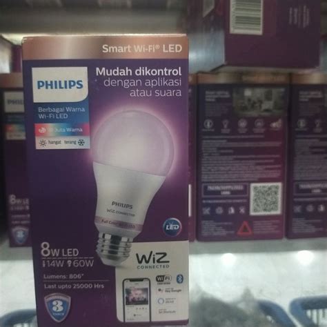 Jual Lampu Philips Smart Wifi Tunable Watt Juta Warna Shopee Indonesia