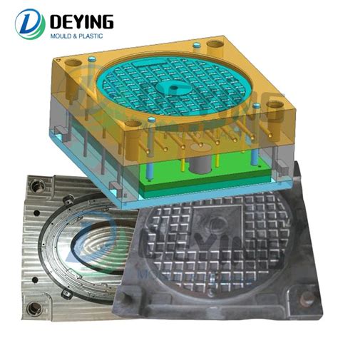 Smc Manhole Cover Compression Molding China Taizhou Huangyan Deying Mould