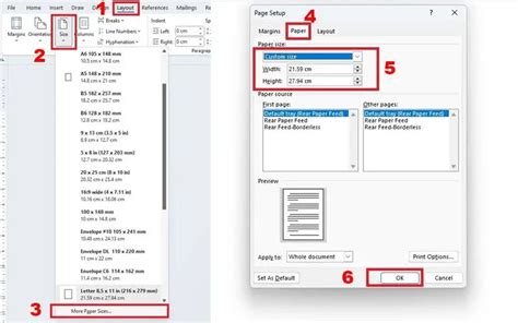 How To Choose Short Bond Paper Size In Microsoft Word