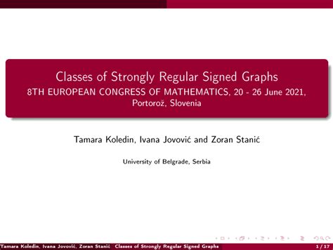 Pdf Classes Of Strongly Regular Signed Graphs