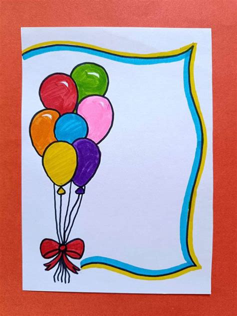 تزیین برگه آچار با مداد رنگی نقاشی حاشیه برگه اچار با نقاشی