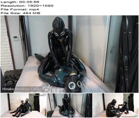 HBC Latex Lovers Have Latex Sex In Head To Toe Latex Gasmask Asian Female Domination Club