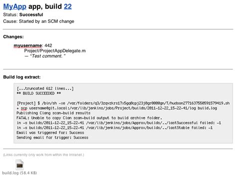 How To Include Git Changelog In Jenkins Emails Stack Overflow