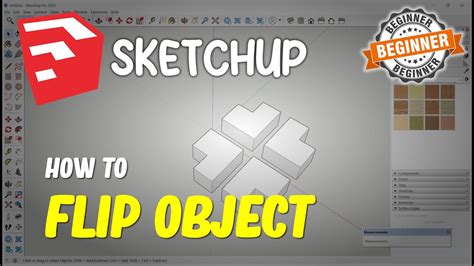 Sketchup How To Flip Object Youtube