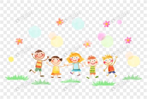 행복한 아이들 Png 일러스트 무료 다운로드 Lovepik