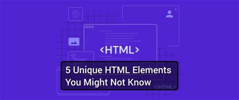 What Are Some Unique Html Elements Seyed Ahmad Gh Posted On The