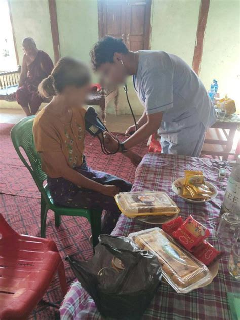 “ငလျင်ဘေးဒဏ်သင့် ပြည်သူများအား ဆေးကုသမှု ပေးခြင်း ပဲခူးတိုင်း