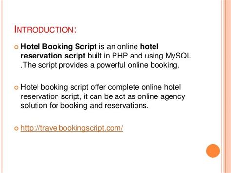 Hotel Booking Script Php Hotel Booking Script Hotel Reservation Scr