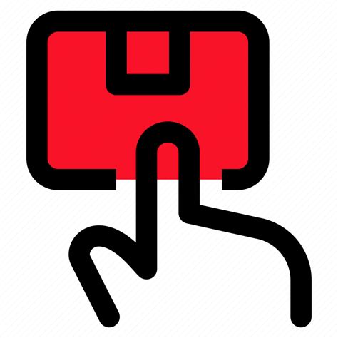 Package Click Online Order Ecommerce Delivery Box Icon Download