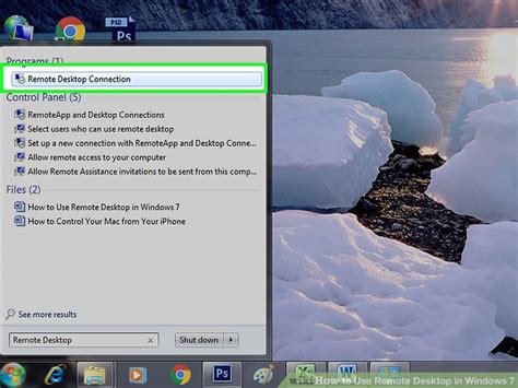 How To Use Remote Desktop In Windows 7 With Pictures Wikihow