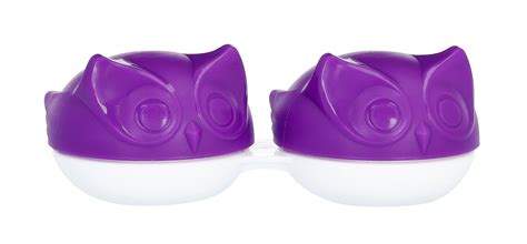 Kontaktlinsenbehälter Eule Lila Kaufen Eyebar