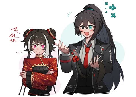 Hong Lu And Jia Xichun Project Moon And More Drawn By Jeehyung Seo Danbooru