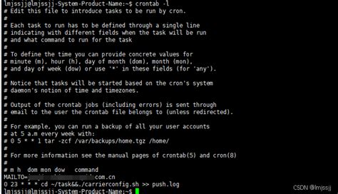 Ubuntu下使用cron定时任务ubuntu Cron Csdn博客