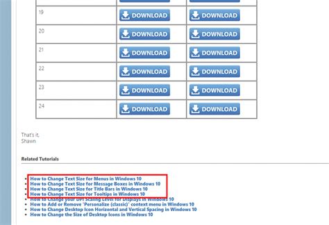 W 10 Font Sizing Windows 10 Forums