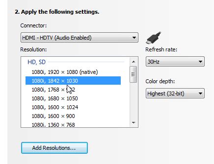How Do I Setup My NVIDIA Based Graphics Card To Work With My HDTV NVIDIA
