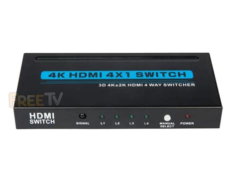 4 Way 4k Hdmi Input Selector Free Uk And Ireland Delivery