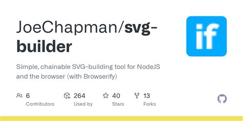 Github Joechapman Svg Builder Simple Chainable Svg Building Tool For Nodejs And The Browser