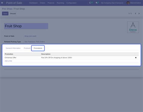 Odoo POS Multi Shop WebKul