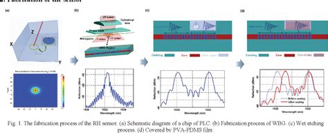 Figure 1 From Waveguide Bragg Grating Based Humidity Sensing Chip Associated With Pva Pdms Film