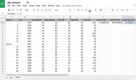Quantitative Age Analysis Rearons