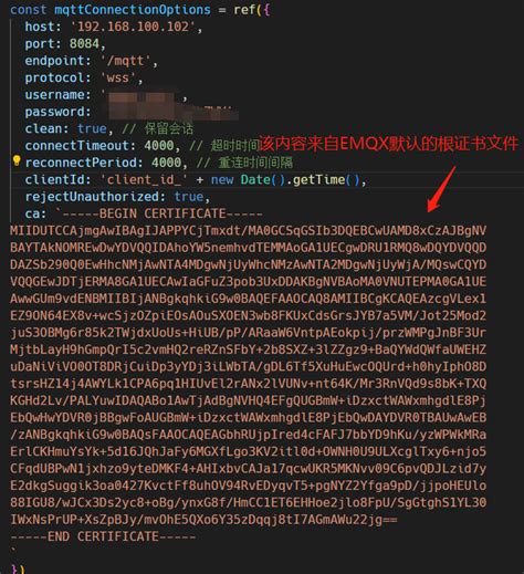 前端Vue3 Ts 使用Mqtt js无法链接 wss服务端 错误报告 EMQ 问答社区