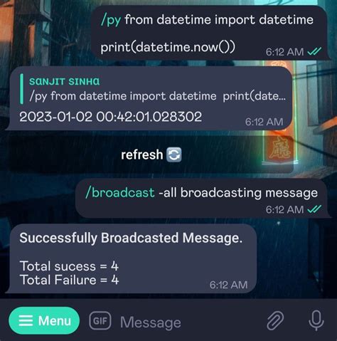 Github Mrgreenchtelegram Bot