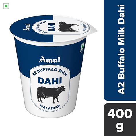 Amul Amul A2 Buffalo Milk Cup Dahi Compare Prices And Nutrition