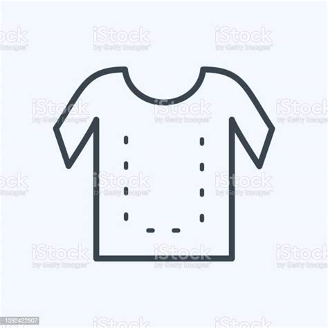 아이콘 바느질 라인 재단사 기호에 적합합니다 글리프 스타일 편집 가능한 간단한 디자인 디자인 템플릿 벡터 간단한 기호 그림 T