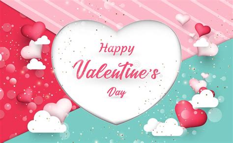 Abstract Heart Beat Form Lines And Triangles Point Connecting Network On Blue Background Stock