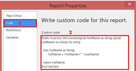 Welcome To Techbrothersit How To Add Custom Code In Ssrs Report Sql Server Reporting Services