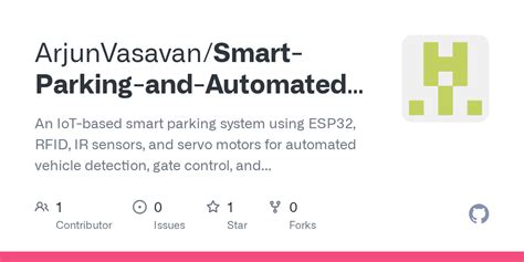 Github Arjunvasavansmart Parking And Automated Billing System Using