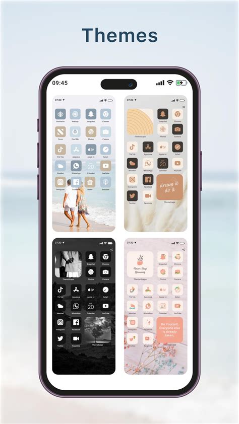 Theme Scape Color Widgets pour iPhone Télécharger