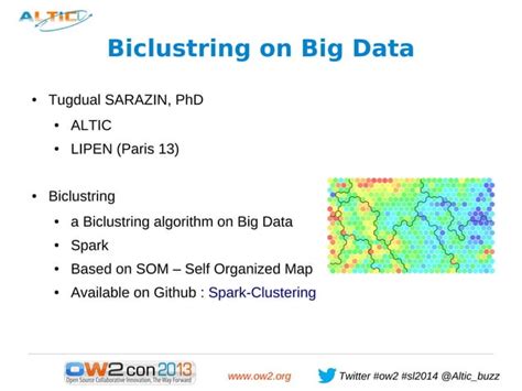 Spark Bi Clustering Ow2 Big Data Initiative Altic Ppt