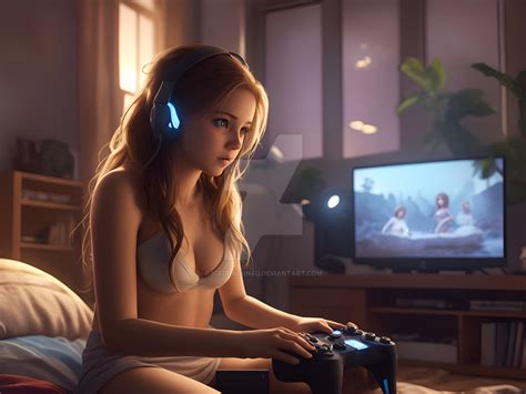 Sexy Gamer Girl By Icedragon4u On Deviantart