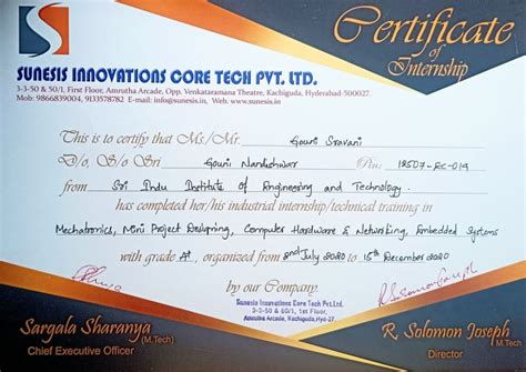 Sravani Gouni On Linkedin Industrialtraining Learningjourney