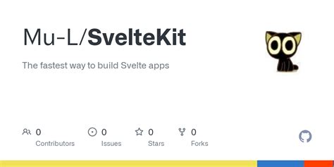 Github Mu Lsveltekit The Fastest Way To Build Svelte Apps