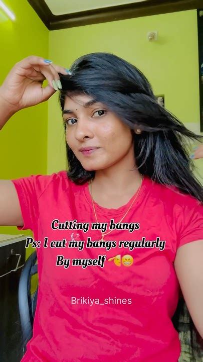 Lets Trim My Side Bangs 🫡♥️ Hinanbargale Youtube