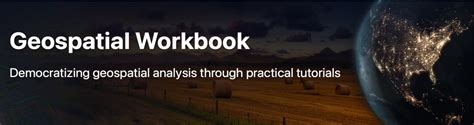 Geospatial Analytics Data Science Workbook