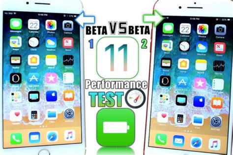 เปรยบเทยบประสทธภาพแบตเตอร iOS Beta กบ iOS Beta ไอโอเอส