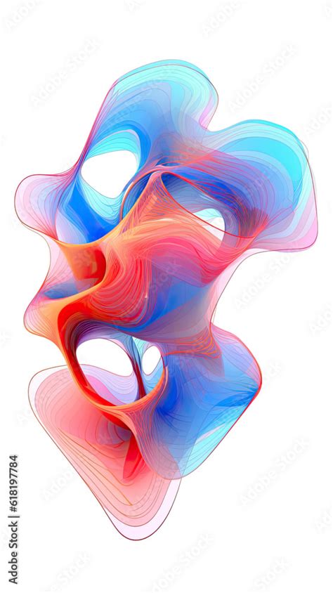 Quantum Superposition Visualization Overlapped States Abstract