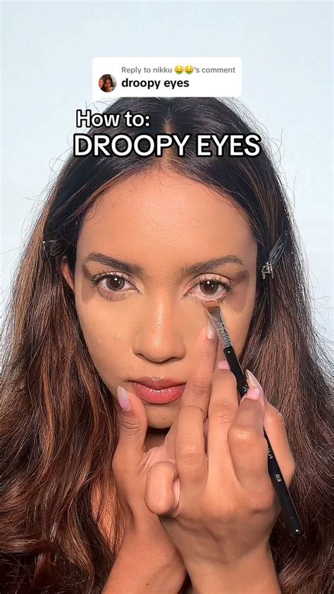 How To Droopy Eyes Makeup For Brown Eyes Droopy Eye Makeup Eye Makeup